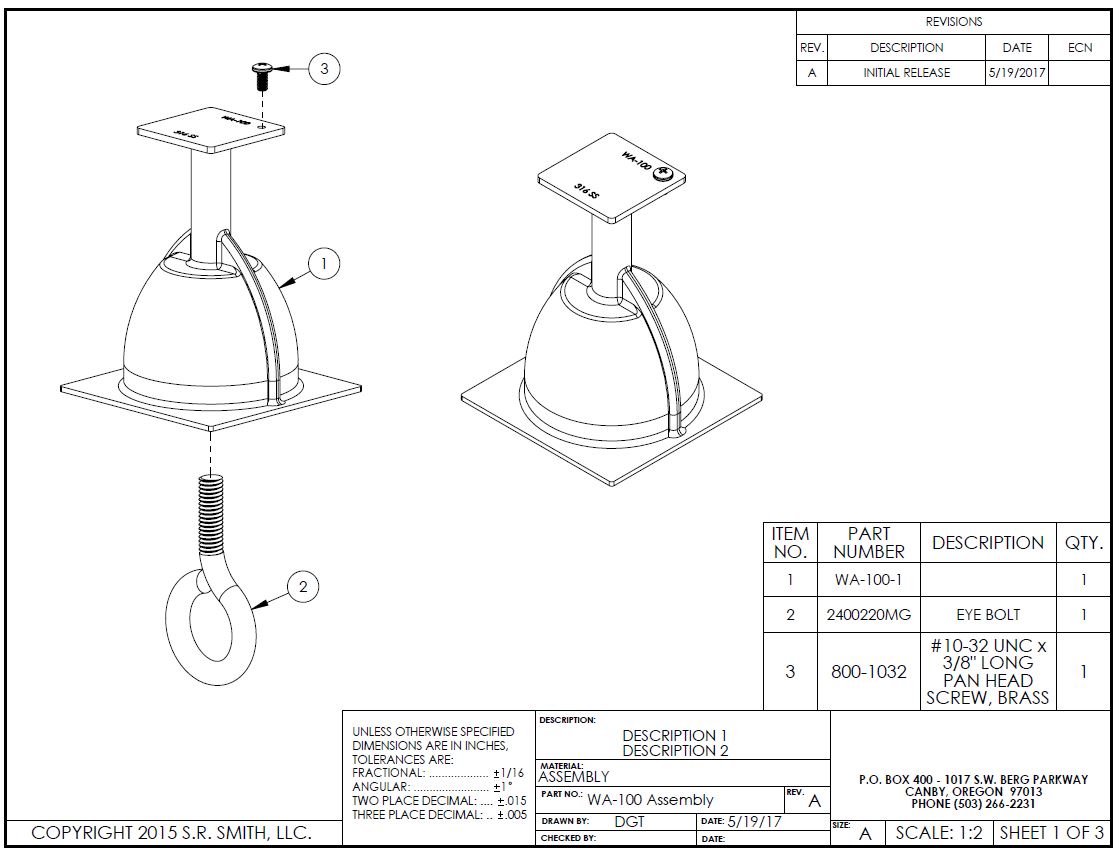 Lane Line Wall Anchor | Pools Parts & Accessories | S.R.Smith