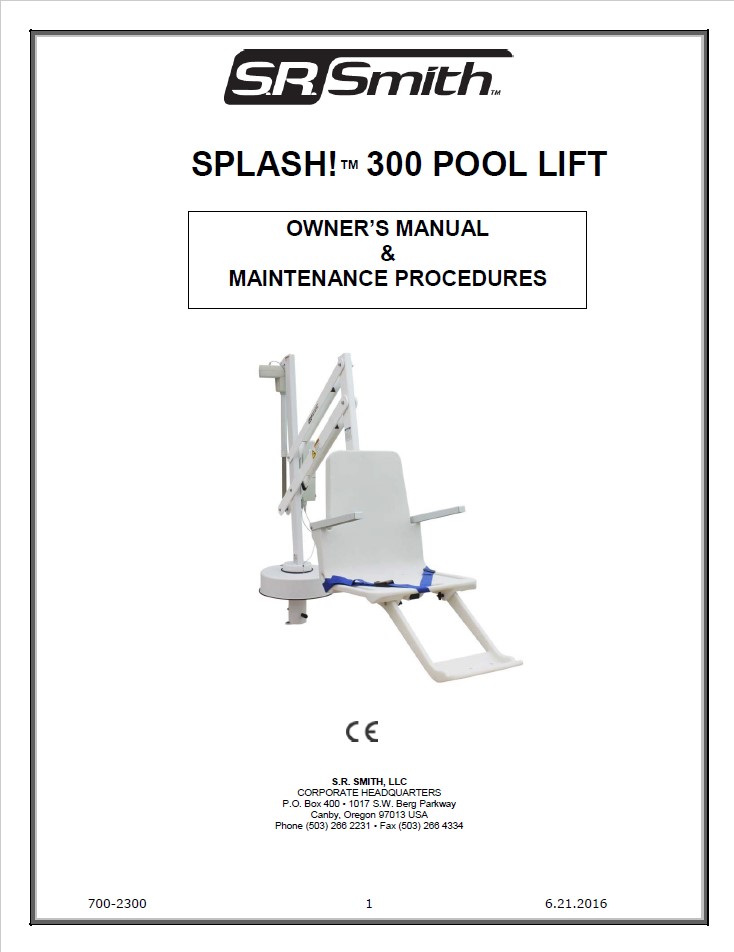 Splash! Pool Lifts | S.R. Smith Pool Accessibility