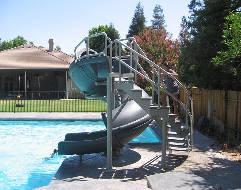 Vortex® Pool Slide | S.R.Smith Pool Slides
